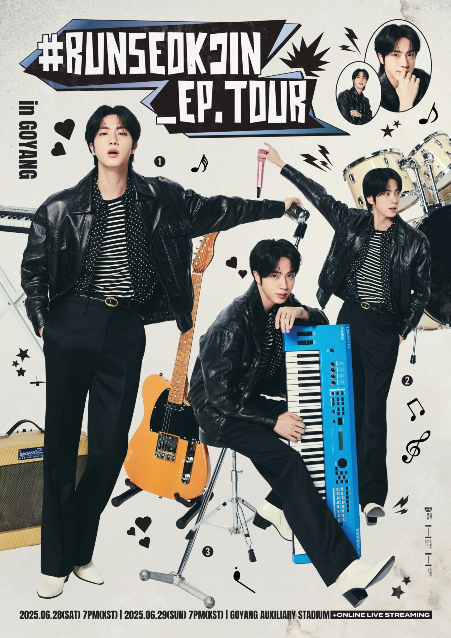 BTS JINが初ソロツアー！日本は4公演決定【#RUNSEOKJIN_EP.TOUR】ツアー情報・セトリ・チケット・オンライン視聴方法など徹底解説 | 韓流エンターテインメント